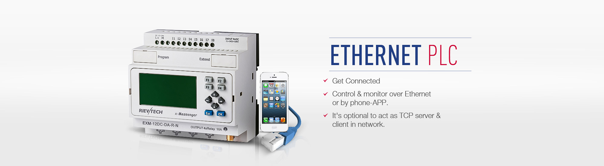 Micro PLC, Wifi PLC, SCADA, 4G PLC, ETHERNET PLC – Rievtech