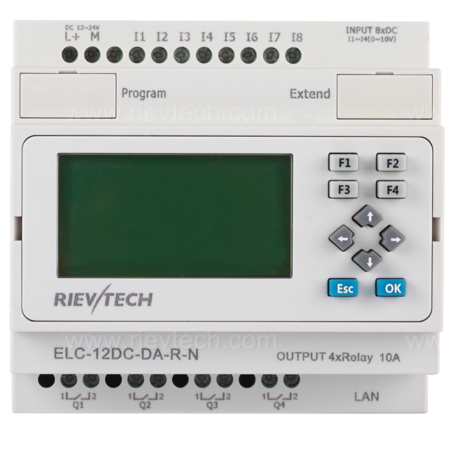 ELC-12DC-DA-R-N - Buy RIEVTECH, ETHERNET PLC, sms plc Product on Rievtech