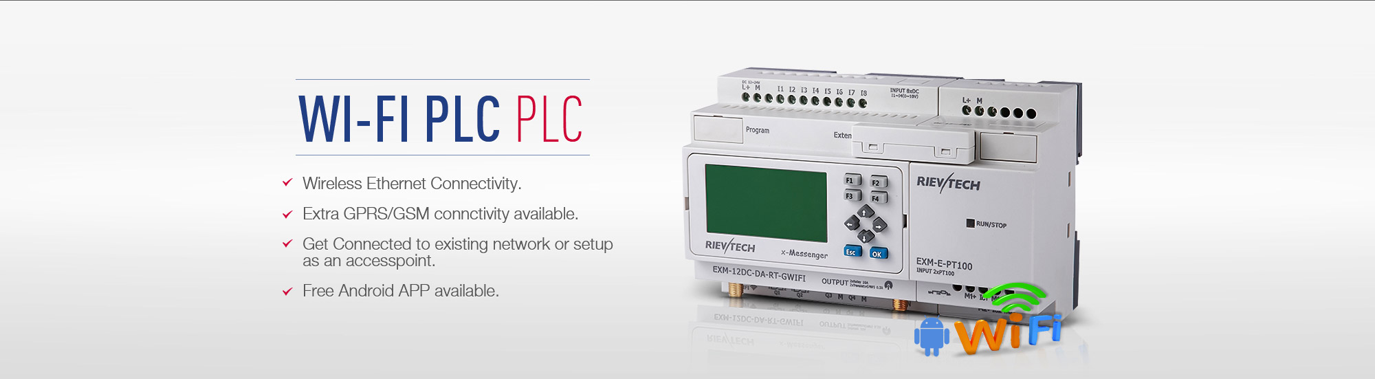 Micro PLC, Wifi PLC, SCADA, 4G PLC, ETHERNET PLC – Rievtech